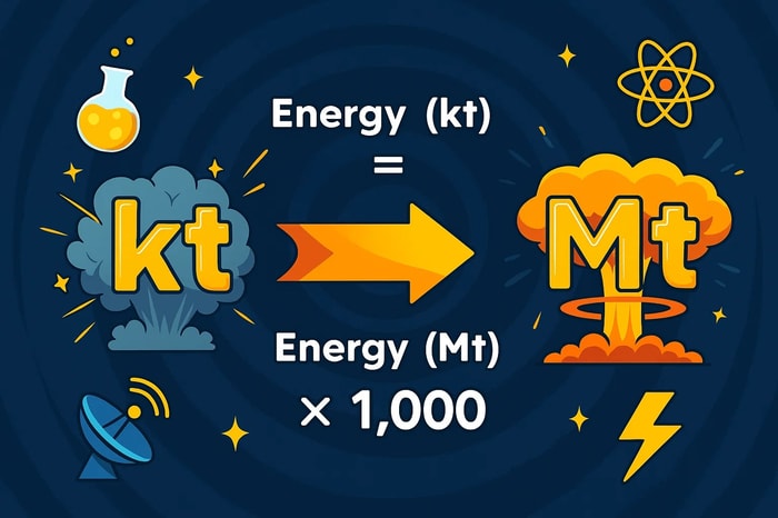 Kilotons to Megatons Converter - JetCalculator