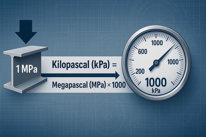 Convertisseur de Mégapascals en Kilopascals - JetCalculator