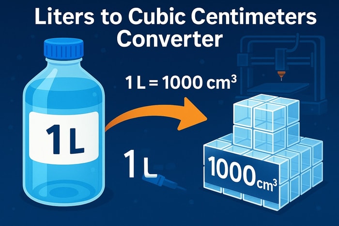 Liter naar Kubieke Centimeter Converter - JetCalculator
