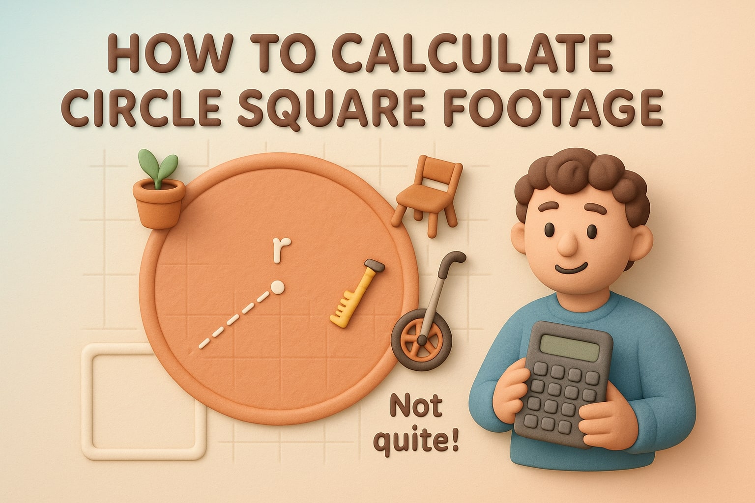 Circle Square Footage Calculator - JetCalculator
