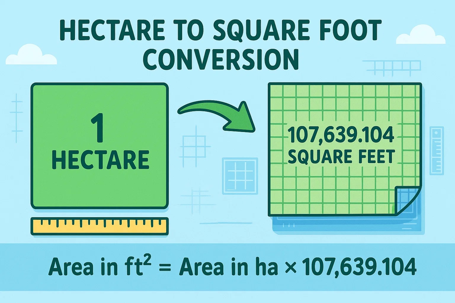 Hectares to Square foots Converter - JetCalculator