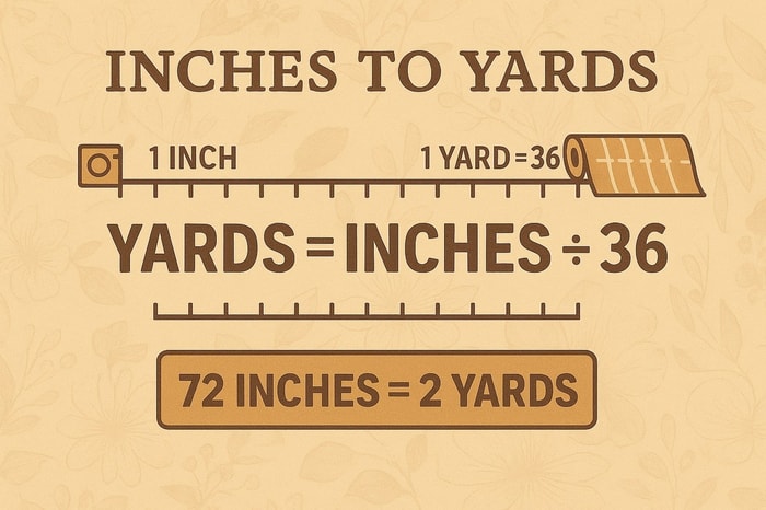 Inches to Yards Converter - JetCalculator