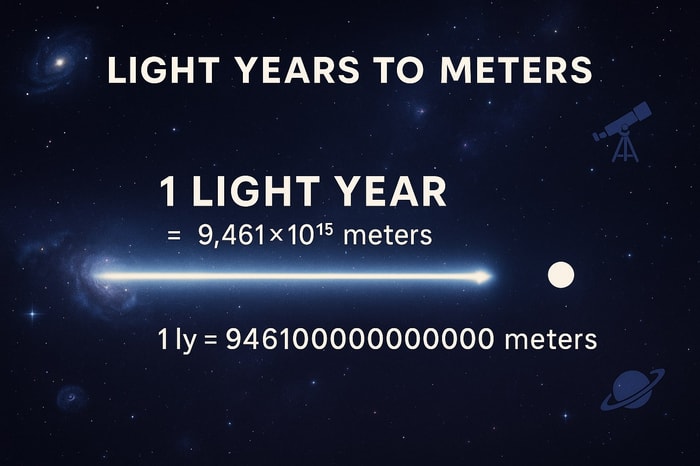Light Years to Meters Converter - JetCalculator