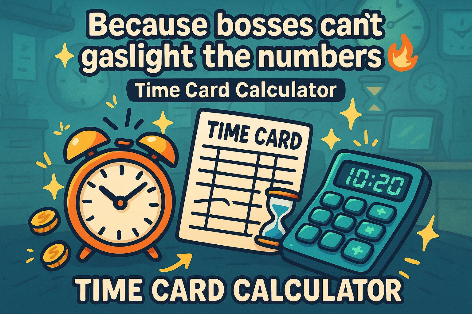 Time Card Calculator - JetCalculator