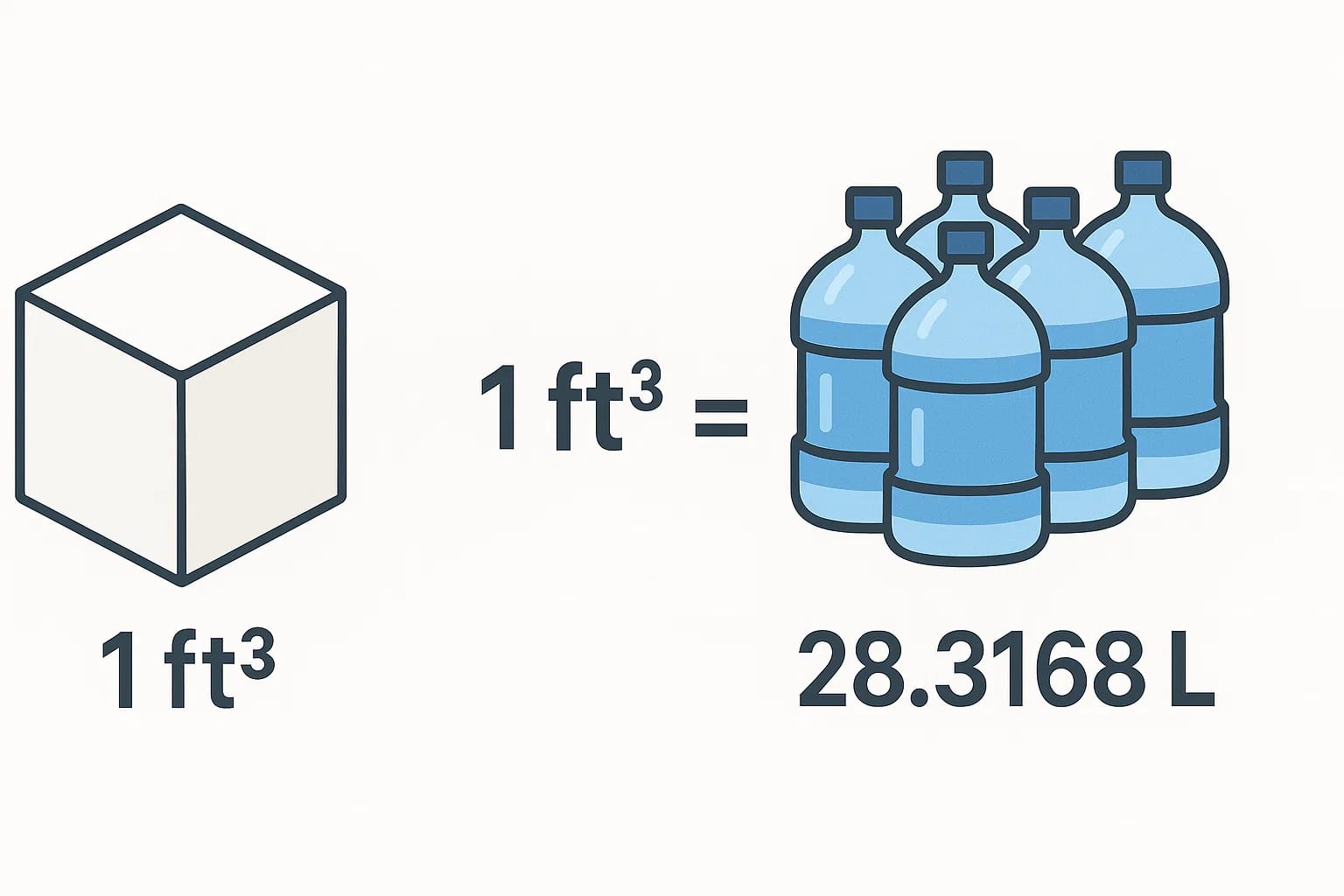 Cubic Feet to Liters Converter - JetCalculator