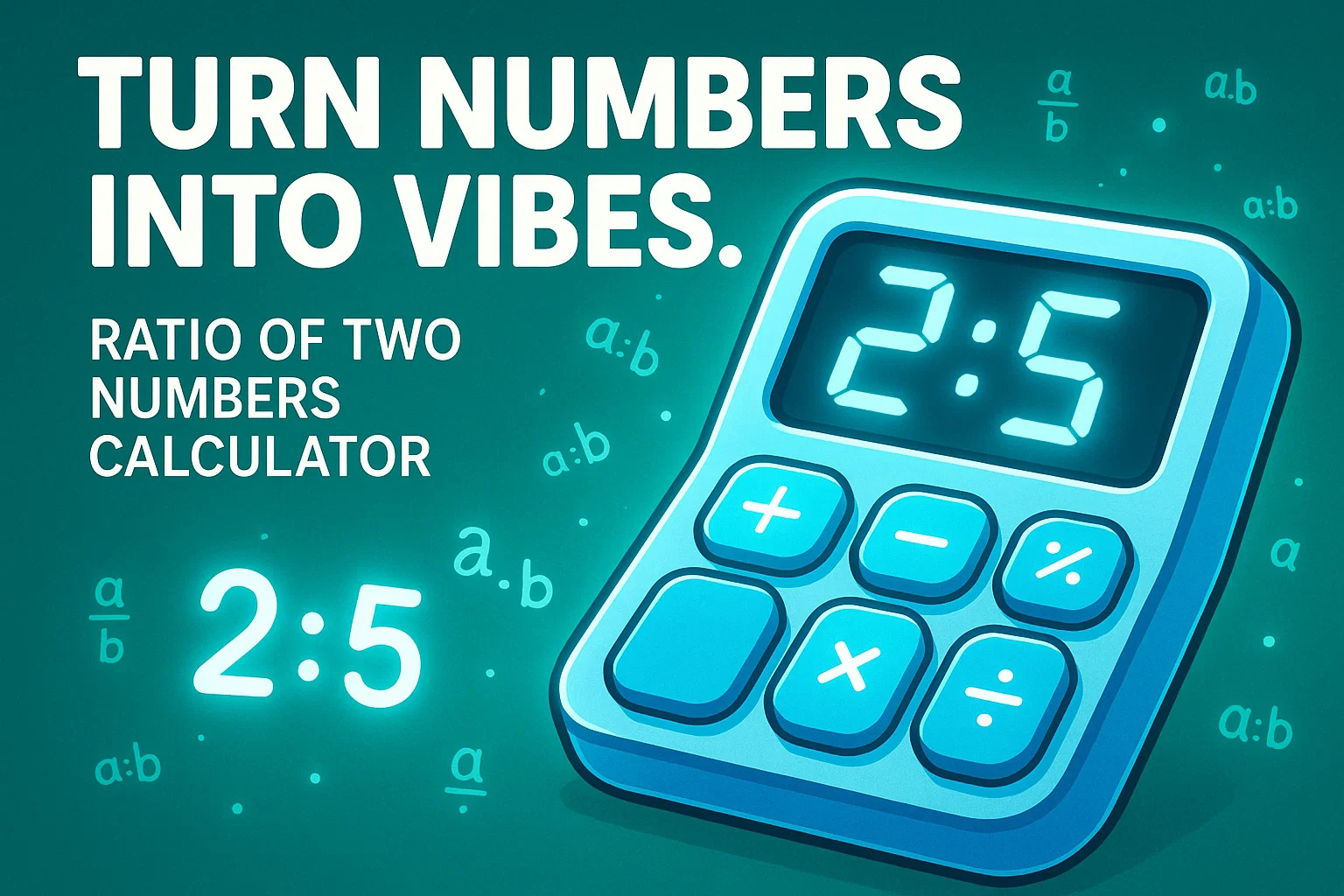 Ratio of Two Number Calculator