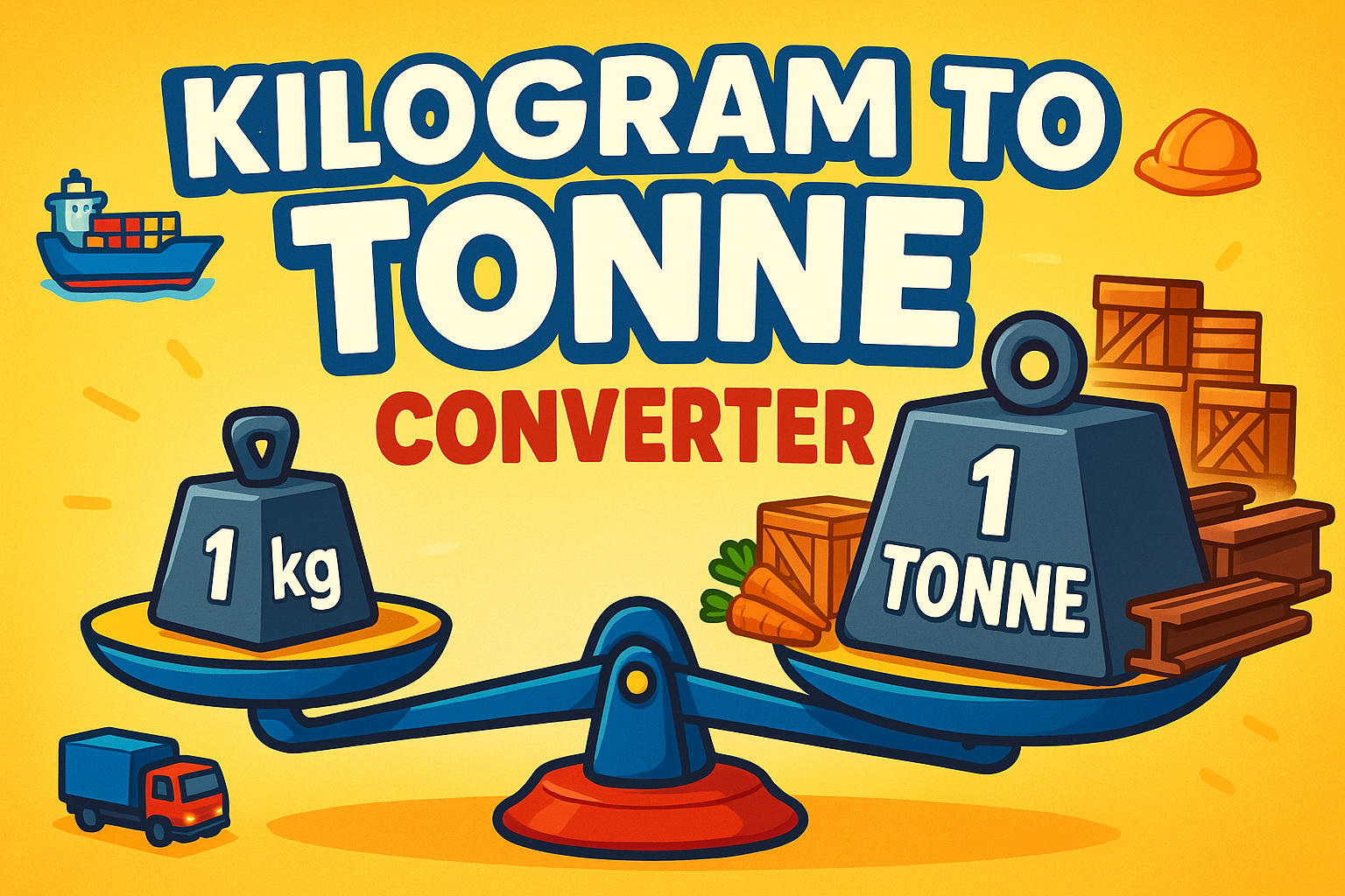 Kilograms to Tonnes Converter